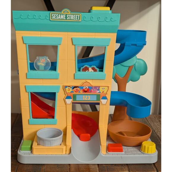 Just Play | Toys | Sesame Street Round The Neighborhood Ball Drop Toy ...